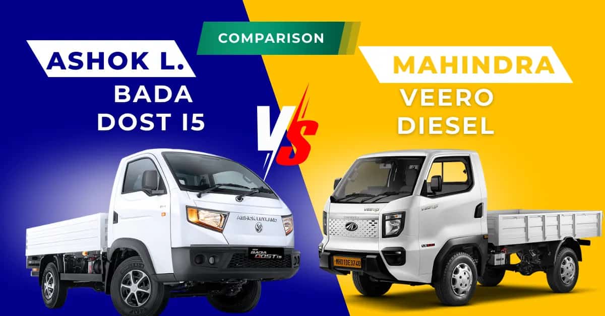 Ashok Leyland Bada Dost i5 vs Mahindra Veero Diesel Comparison ...