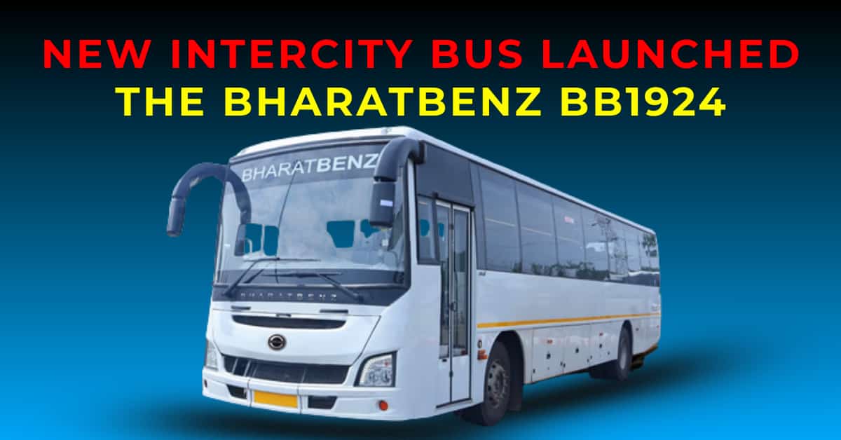 BharatBenz Launches New Intercity Bus BB1924 in India | TruckOnWheels